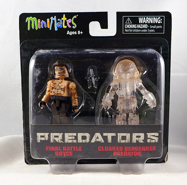 Predators Minimates Final Battle Royce & Cloaked Berserker Predator ...