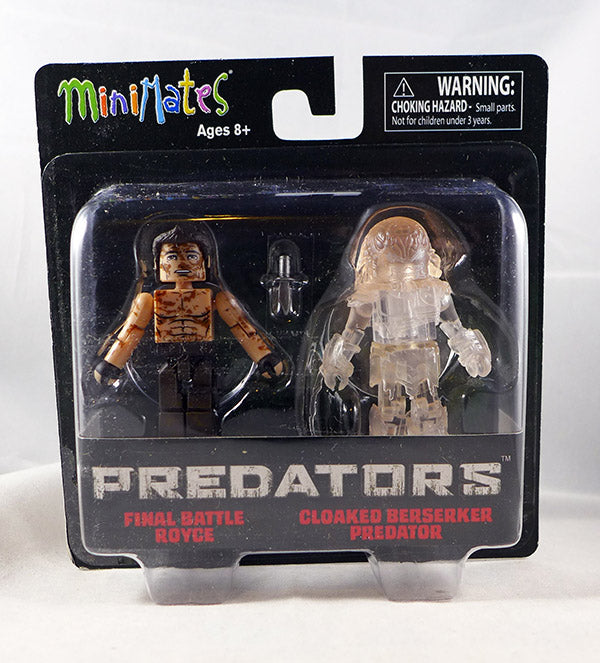 Predators Minimates Final Battle Royce & Cloaked Berserker Predator ...