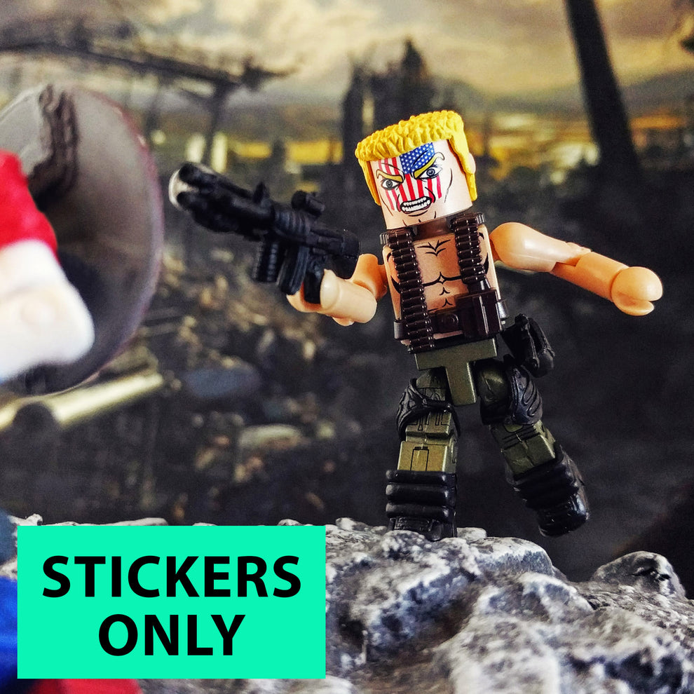 Nuke Character Stickers – Luke's Toy Store